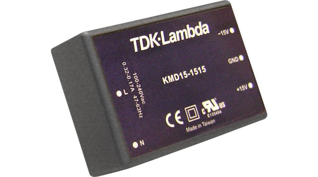 KMD-15-55 | TDK-Lambda Medizinischer Konverter zur Leiterplattenmontage 15W 5V 1.5A | Distrelec ...